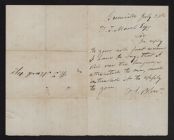 Handwritten Letters Concerning a Duel - ECU Digital Collections