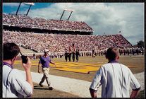 Photograph of Air Force ROTC Color Guard during ECU football game - ECU ...